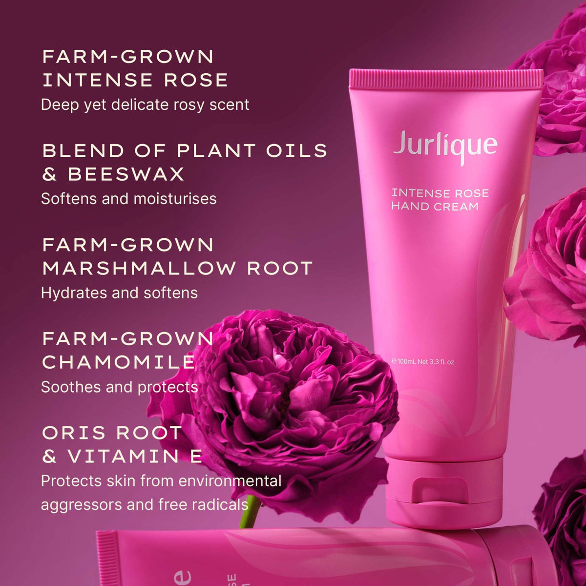 Limited Edition Intense Rose Hand Cream – Jurlique UK